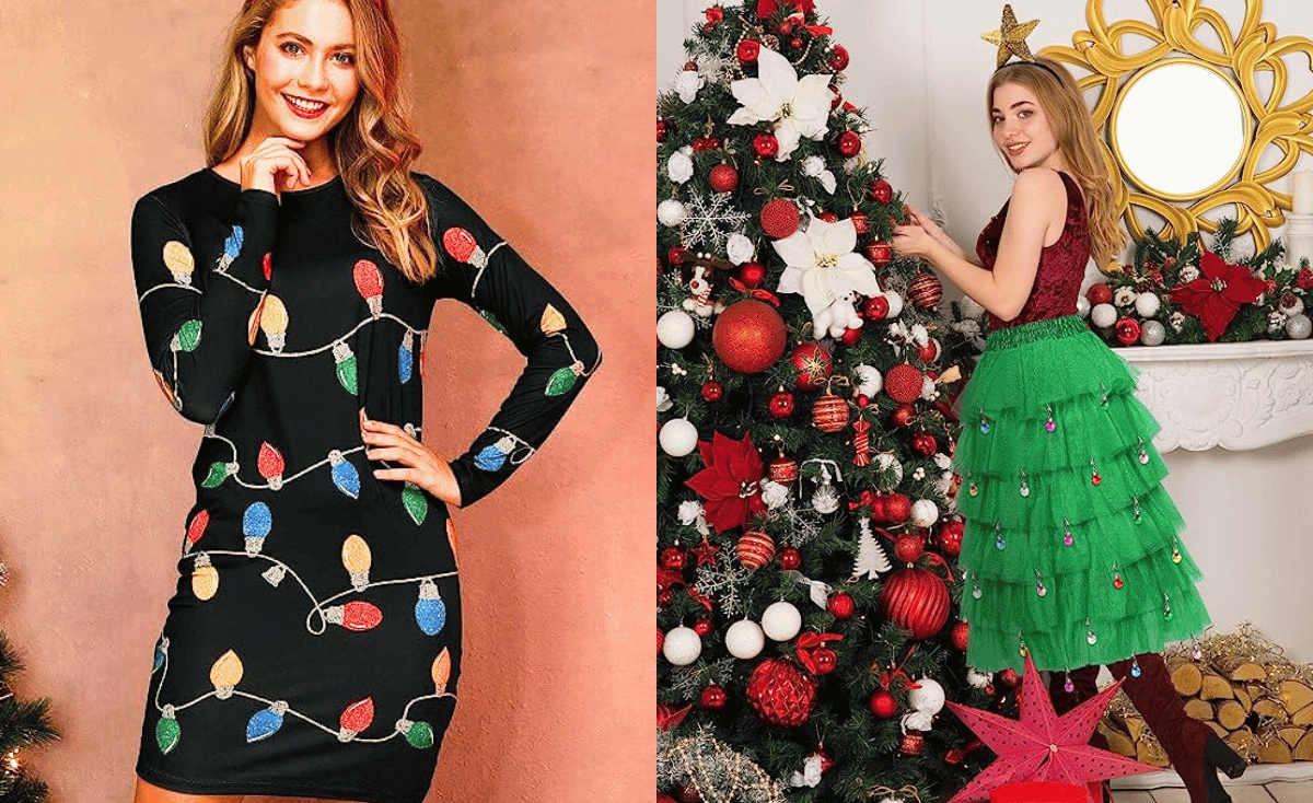 The Best Christmas Tree Dress For A Festive Fashionista!
